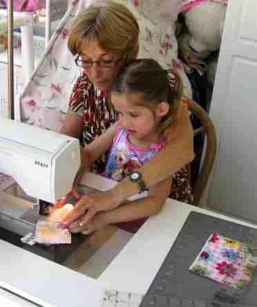 Teaching the Next Generation to Quilt - Quilting With The Baby Quilt Lady